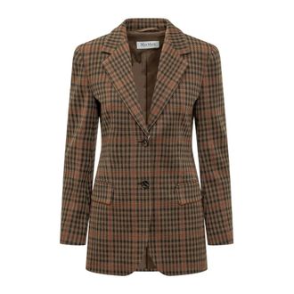 Max Mara Femme, Vestes, Brun, Taille: 38 FR Galosce Jacket