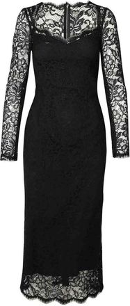 Dolce & Gabbana Robe Au Genou - Noir