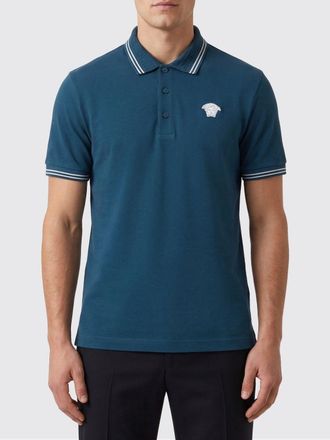 Versace Polo VERSACE Homme couleur Bleu P&eacute;trole