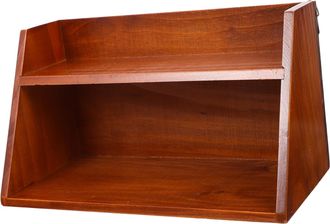 Angoily Holz Desktop Lagerregal Mehrschichtig Stabil Verschleißfest Für Büro Zuhause Schreibtisch Organizer