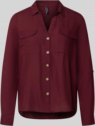 Vero Moda Regular Fit Langarmbluse aus reiner Viskose Modell BUMPY