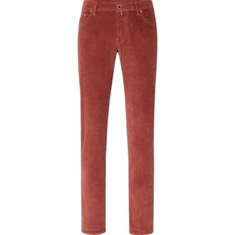 Jacob Cohen Pantalones Pana corte Regular Slim - - Trousers - Herren - Rot - W35