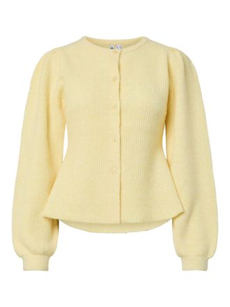 Pieces Female Strickjacke PCSILLY PUFF&Auml;RMEL