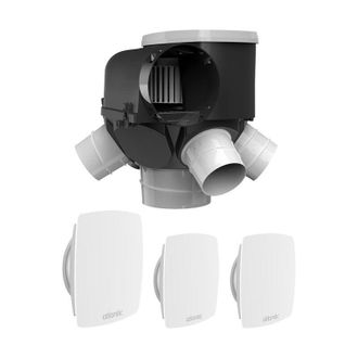 Atlantic vmc sf Autocosy Selbstregulierendes Set 4 Sanit&auml;ranlagen + 3 Ausl&auml;sse - 412288