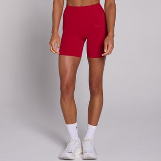MyProtein Short de training MP avec poches femme - Rouge h&eacute;ros - L