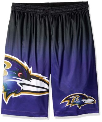 Foco NFL Football Team Logo Herren Gradient Big Logo Training Shorts, Baltimore Ravens