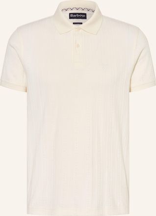 Barbour Jersey-Poloshirt Harwell weiss