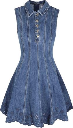 Self Portrait Femme, Robes, Bleu, Taille: 36 FR Short Robes