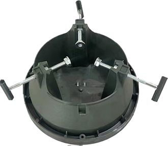 Generic Christmas Tree Stand | Faux Tree Stand | with 3 Adjustable Bolts Water Storage Function Artificial Plant Display for Yard Festival Outdoor Garden Part