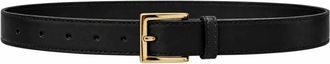 Erika Cavallini Semi Couture Ceinture en cuir - Femme - Accessoires - Noir - Taille: M