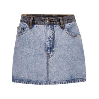 Rotate Patchwork Denim Rock - - Skirts - Damen - Blau - M
