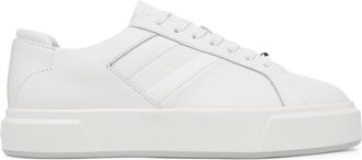 Calvin Klein Sneakers Calvin Klein Basket Cups Lace Up Logo Tape YW0YW02007 Weiß