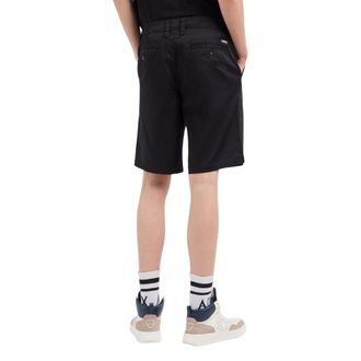 A|X Armani Exchange Cotton-Blend Bermuda Shorts - Black
