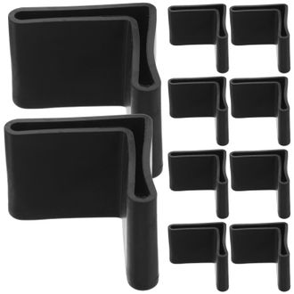 Hemobllo 12 St&uuml;ck rutschfeste Dreieckige Gummi Stuhlbeinschoner M&ouml;belbeinschoner 35x35mm Bodenschutz f&uuml;r St&uuml;hle und Schr&auml;nke Stabile M&ouml;bel Fu&szlig;abdeckungen