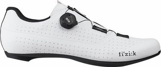 fizik Herren Tempo Overcurve R4, All-Round Road Cycling Shoes Fahrradschuhe, weiß/schwarz, 46.5 EU