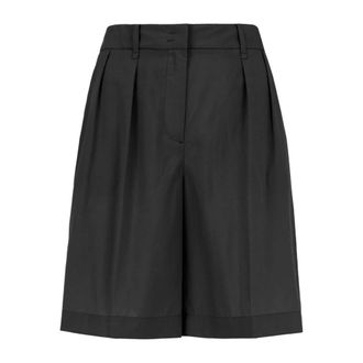 Bomboogie Femme, Shorts, Noir, Taille: 38 FR Fluid Lyocell Bermuda Shorts