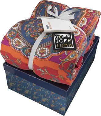 Bassetti Plaid Piazza dei Normanni R1 Rosso Baumwolle, Gr&ouml;&szlig;e: 180cm x 250cm, 9314443