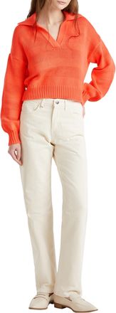 Benetton Poloshirt M/L, Orange, Medium