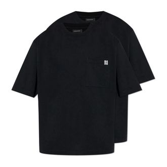 Dsquared2 Zweierpack T-Shirts mit Tasche - - Tops - Herren - Schwarzk - XL
