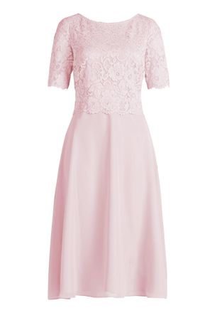 Vera Mont Damen Cocktailkleid mit Spitze Foggy Rose,54