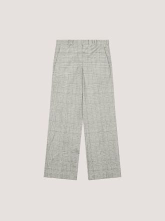 Circolo 1901 Prince of Wales masculine trousers Gray / 38