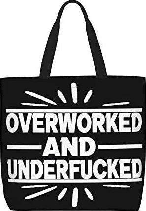 Generic Sac De Courses Surmen&eacute; Et Sous-Jacent Sac Enfant Avec Poign&eacute;es Pliable Sacs En Toile Pour Femmes, Pour &Eacute;cole, Voyage, Burea, Shopping