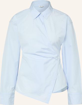 Arket Arket Hemdbluse In Wickeloptik blau