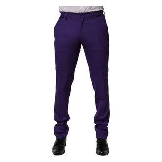 Dolce & Gabbana Skinny Anzughose - - Trousers - Herren - Lila - S