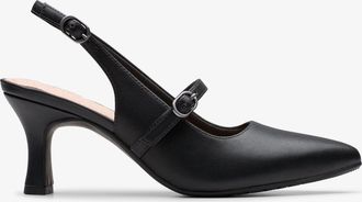 Clarks Kataleyna Ruby schwarze Leder Schuhe