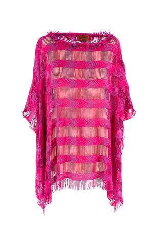 Missoni Mare Pink Metallic Beach Kaftan Size XS