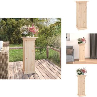 vidaXL Blumenst&auml;nder 40x40x90 cm Massivholz Kiefer - Blumenst&auml;nder - Holzkiste - Pflanzenhalter - Gartendeko - Balkondeko