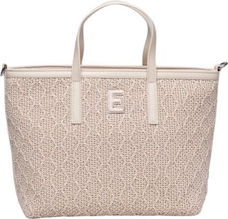 Ermanno Scervino Femme, Sacs, Beige, Taille: ONE Size Tote Terra Straw