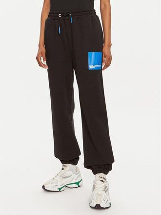 Karl Lagerfeld Jogginghose 245J1000 Schwarz Relaxed Fit