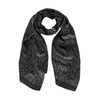 Braccialini Foulard en soie - Femme - Accessoires - Noir - Taille: ONE Size