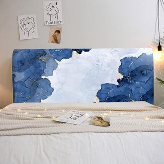 Generic Kopfteilbezug Bettkopfteil Hussen F&uuml;r Einzel-/Kingsize-/Doppelbett-Kopfteile Waschbarer Elastischer Bett Kopfteil Abdeckung Bett Kopfteil Staubschutzb