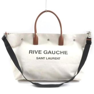 Saint Laurent Pre-owned Vintage Tote Bag - - Pre-owned - Herren - Beige - ONE SIZE