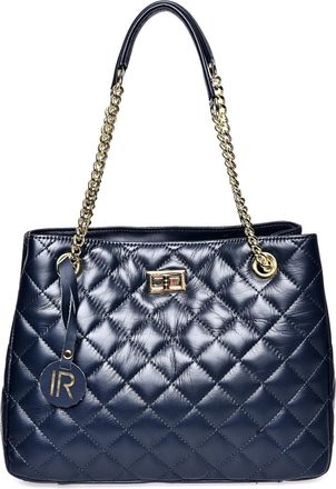 Isabella Rhea Blau Rindsledertasche
