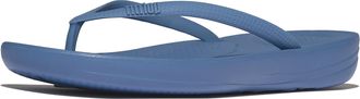 FitFlop iQushion Damen-Flip-Flops, ergonomisch, leicht und bequem, mit nat&uuml;rlicher Fu&szlig;gew&ouml;lbeunterst&uuml;tzung, Cosmic Blue, 42 EU