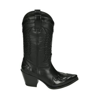 Sendra Western Dameslaars Schwarzer Lederschuh - - Shoes - Damen - Schwarzk - 42 EU