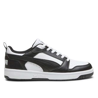 Puma Puma, Homme, Chaussures, Noir, Taille: 41 EU Baskets basses Rebound V6 Blanc-Noir