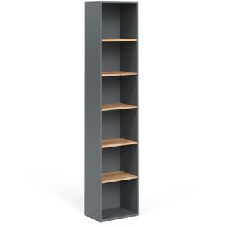Vicco Armoire haute Viktor, Anthracite/ch&ecirc;ne dor&eacute;, 40.2x188.6cm