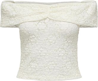 Only Onllorenza S/L Off Shoulder Top Box JRS