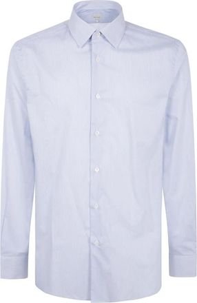 Paul Smith Chemise en Coton Ray&eacute;e - Homme - Chemises - Bleu - Taille: 2XL