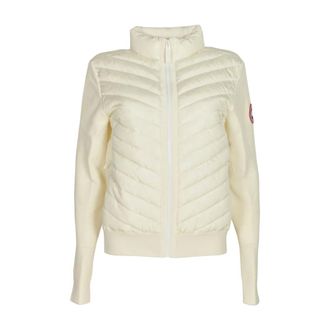 Canada Goose Femme, Vestes, Blanc, Taille: 40 FR HyBridge Knit Jacket