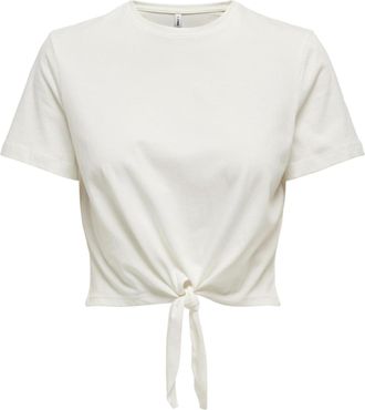 Only Onlmay Life S/S Short Knot Top Box JRS