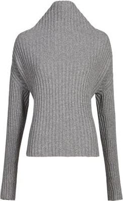 Victoria Beckham Wolle gerippter Pullover - Grau