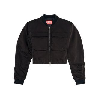 Diesel Stilvolle Jacke f&uuml;r Frauen - - Jackets - Damen - Schwarzk - L