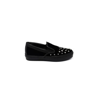 Ferragamo Velvet Sneakers - - Shoes - Damen - Schwarzk - 35 1/2 EU