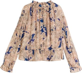 Sand Copenhagen Sand, Femme, Blouses et Chemises, Multicolore, Taille: 44 FR Blouse 3626