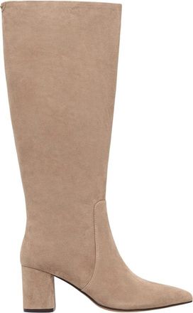 Twinset Hohe Wildlederstiefel - - Shoes - Damen - Beige - 38 EU